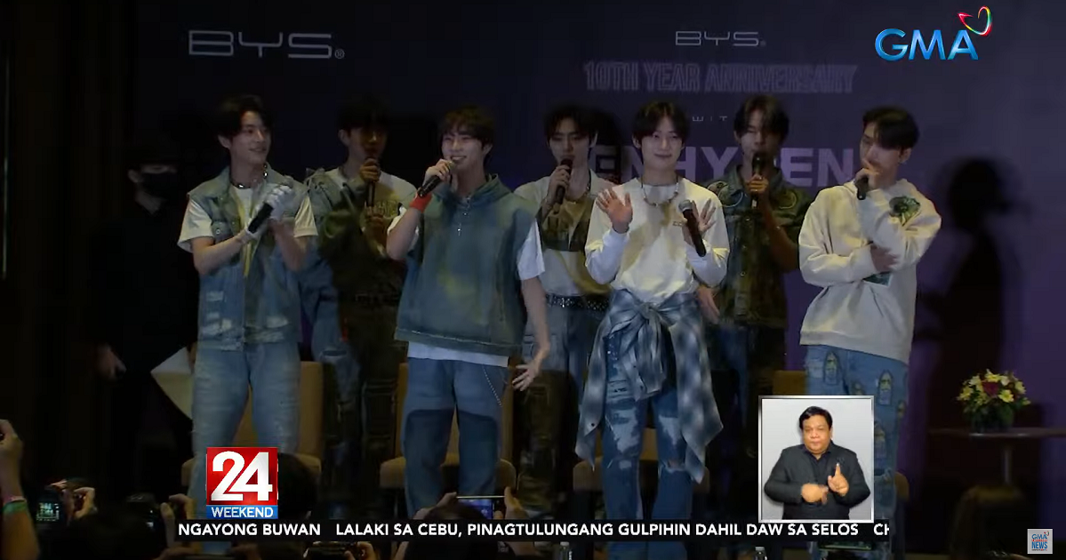 ENHYPEN thanks Pinoy ENGENEs for warm welcome in Manila | GMA News Online