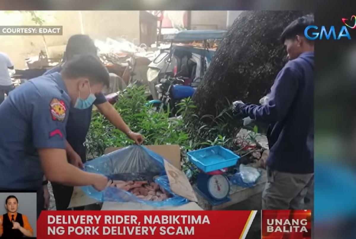 Delivery rider sa Pasig City, biktima ng pork delivery scam | Balitambayan Delivery rider sa Pasig City, biktima ng pork delivery scam | Balitambayan