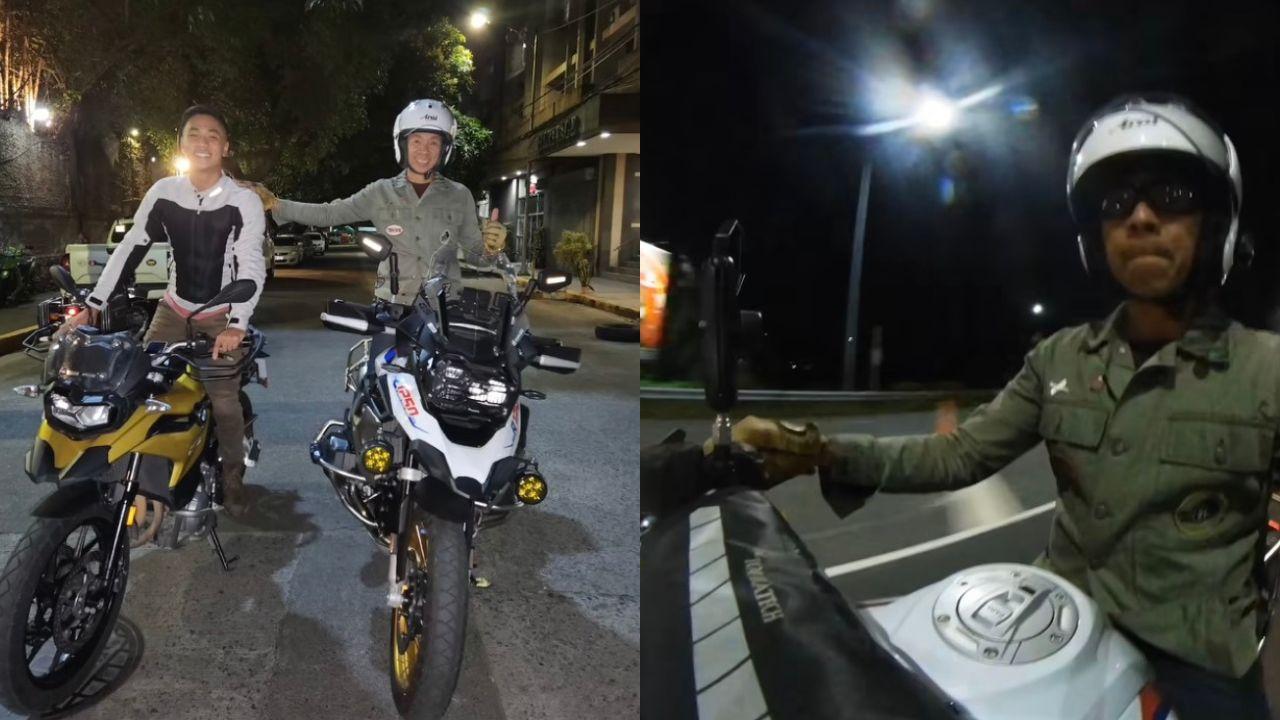 Kuya Kim and son Jose go on long scooter ride to Cavite | GMA News Online