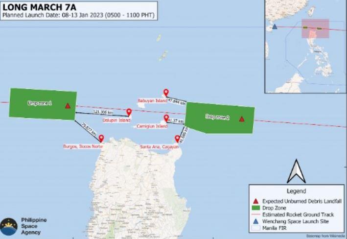 Chinese rocket debris may fall near Ilocos Norte, Cagayan —PH Space ...