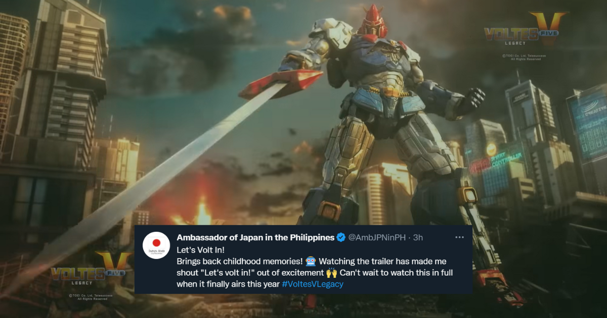 Ambassador of Japan in the Philippines on 'Voltes V: Legacy' trailer ...