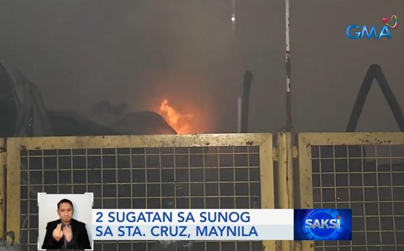 2 hurt, 50 families affected by Sta. Cruz, Manila fire | GMA News Online