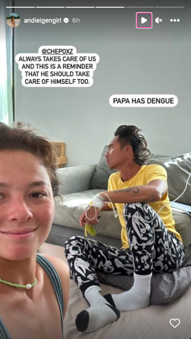 Andi Eigenmann's fiancé Philmar Alipayo catches dengue | GMA News Online