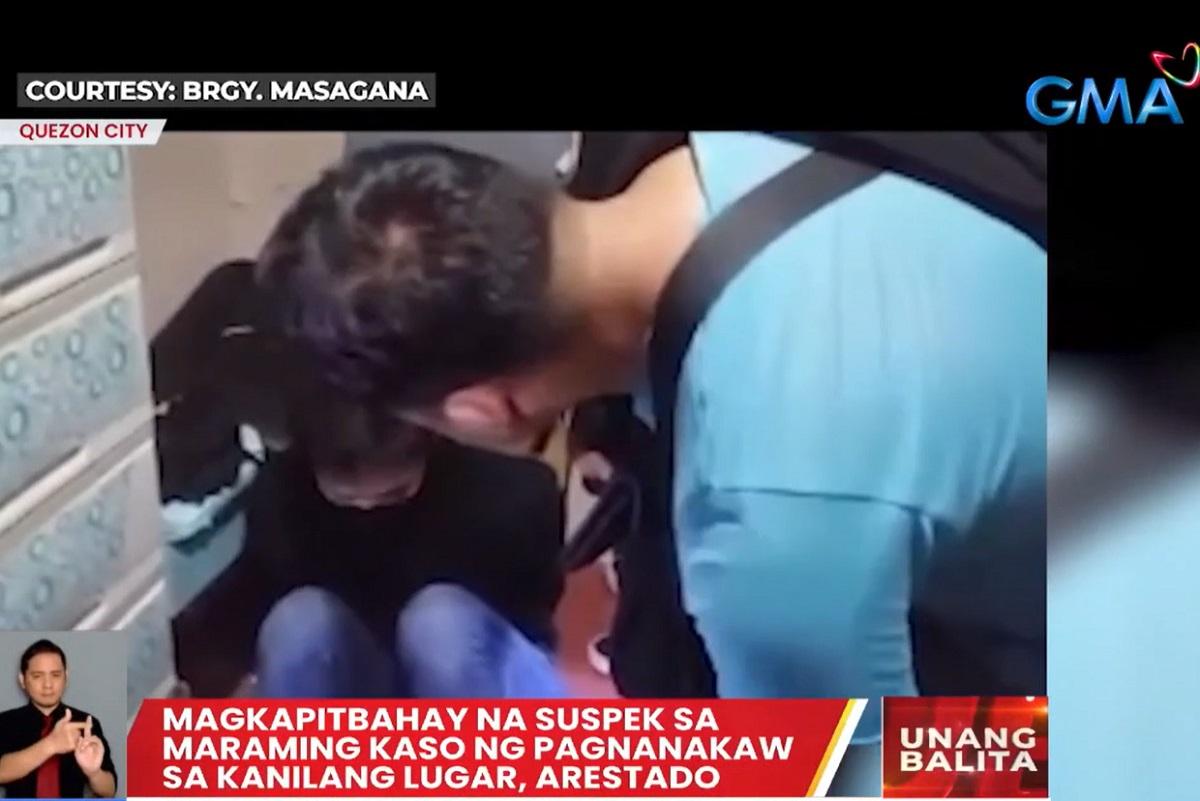 Magkapitbahay na suspek sa serye ng mga nakawan sa kanilang lugar sa QC, arestado | Balitambayan