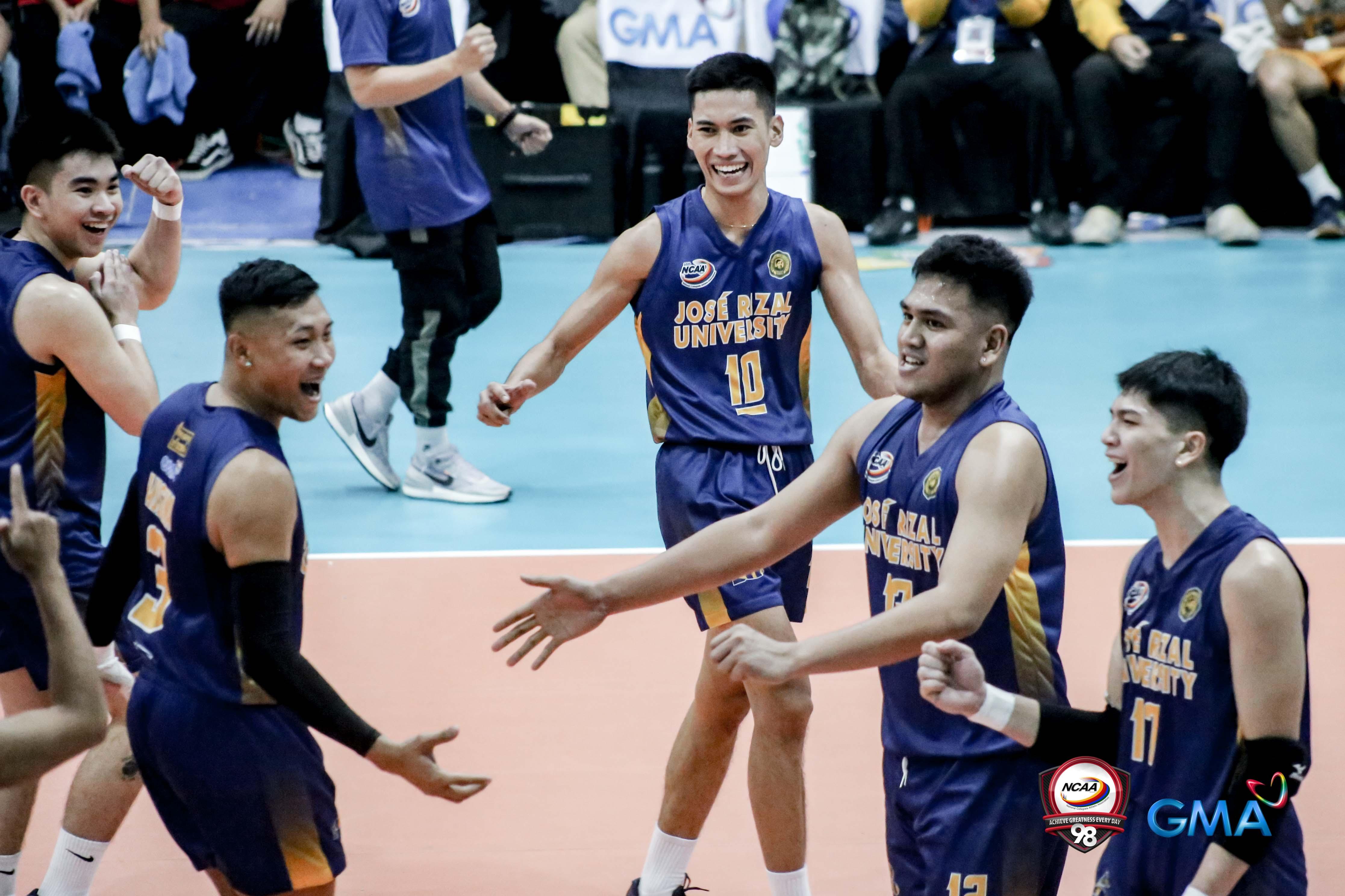 JRU gets first win at LPU's expense; Mapua sweeps San Sebastian | NCAA ...