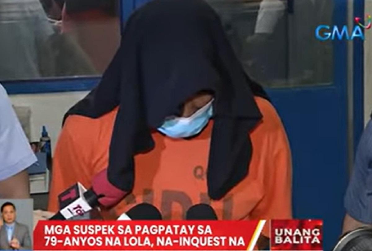 Mga suspek sa pagpatay sa 79-anyos na lola sa QC, na-inquest na | Balitambayan