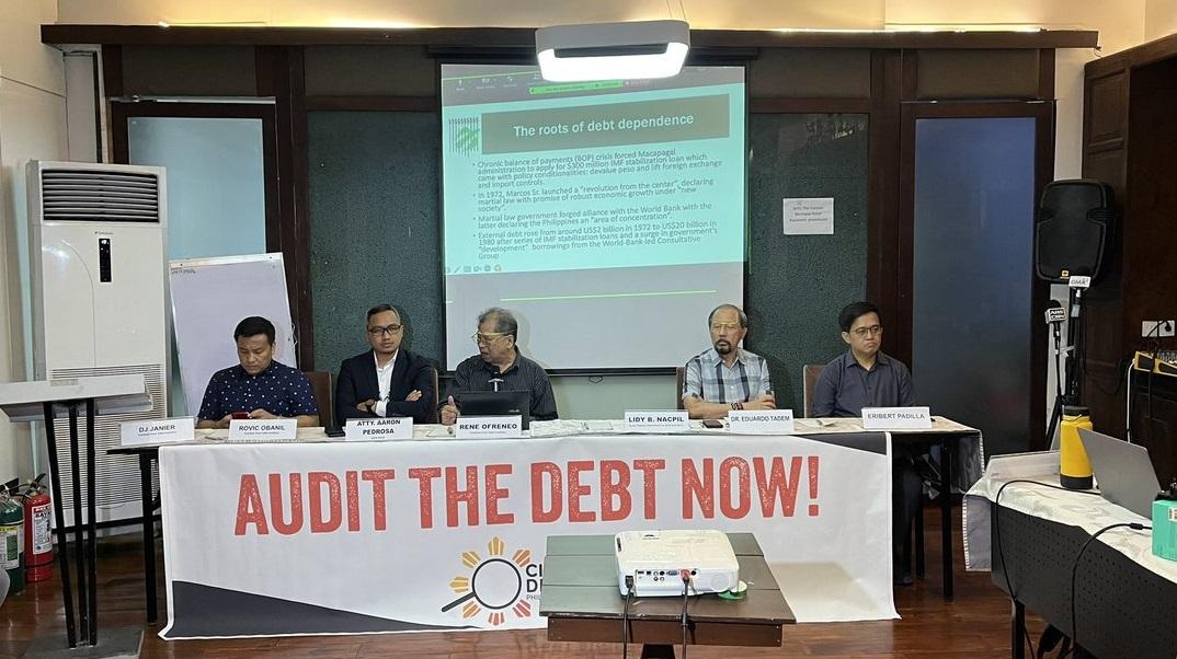 Groups launch citizens’ audit of Philippines’ P13.42-trillion debt ...
