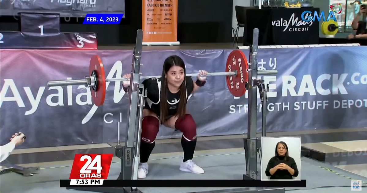 Pinay powerlifter Joyce Reboton breaks Guinness World Record for most female bodyweight squats ...