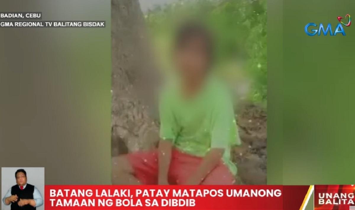 Batang lalaki sa Cebu, patay matapos umanong tamaan ng bola sa dibdib ... Batang lalaki sa Cebu, patay matapos umanong tamaan ng bola sa dibdib ...