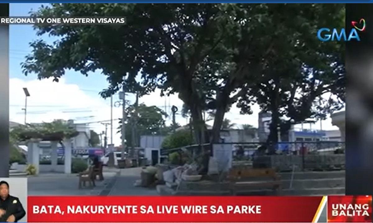 Batang naglalaro sa parke sa Iloilo, nakuryente | Balitambayan