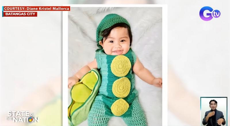 Cute baby in Batangas featured in 'Bahay Kubo' photo shoot | GMA News ...