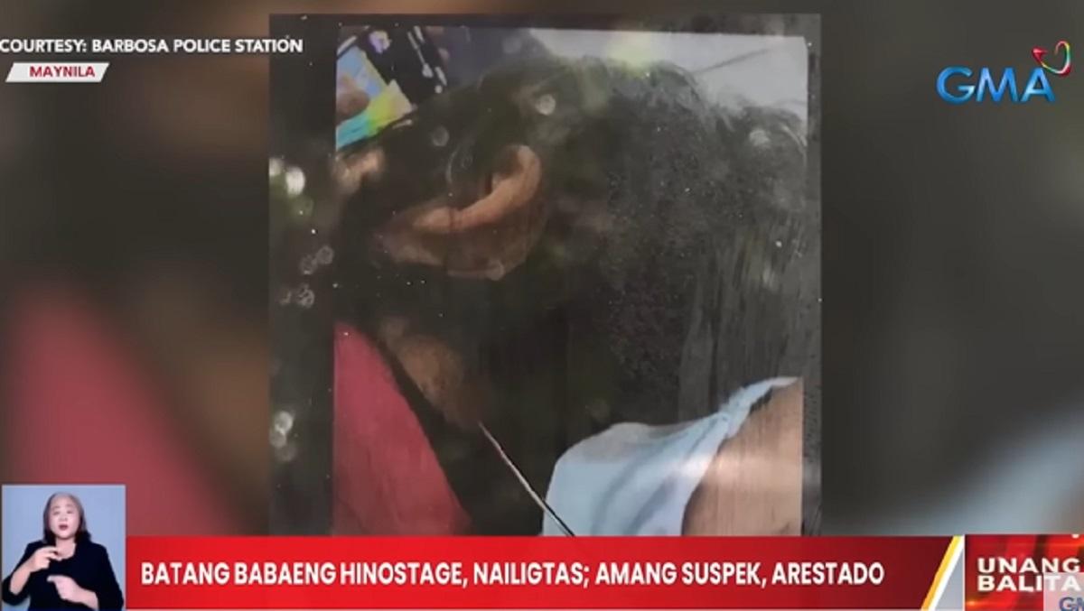 6-anyos na batang babae sa Maynila, hinostage ng sariling ama | Balitambayan