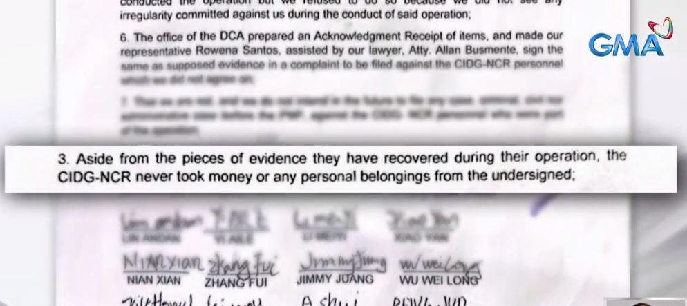 Chinese nationals deny extortion by CIDG cops in Paranaque raid | GMA ...