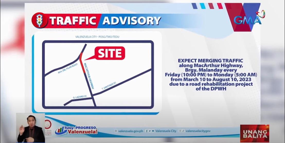 Road rehabilitation on MacArthur Highway, Valenzuela to last until Aug ...