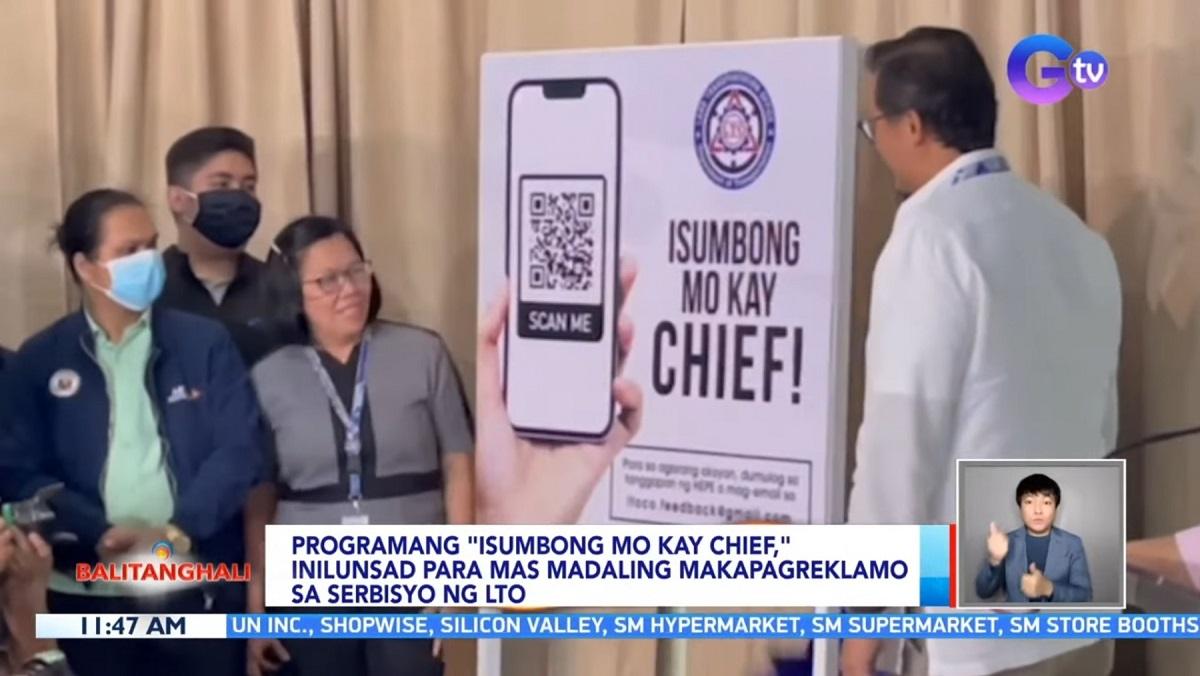 LTO launches 'Isumbong Mo Kay Chief!' program | GMA News Online