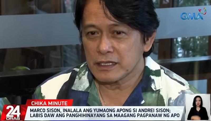 Marco Sison remembers grandson, Andrei Sison | GMA News Online