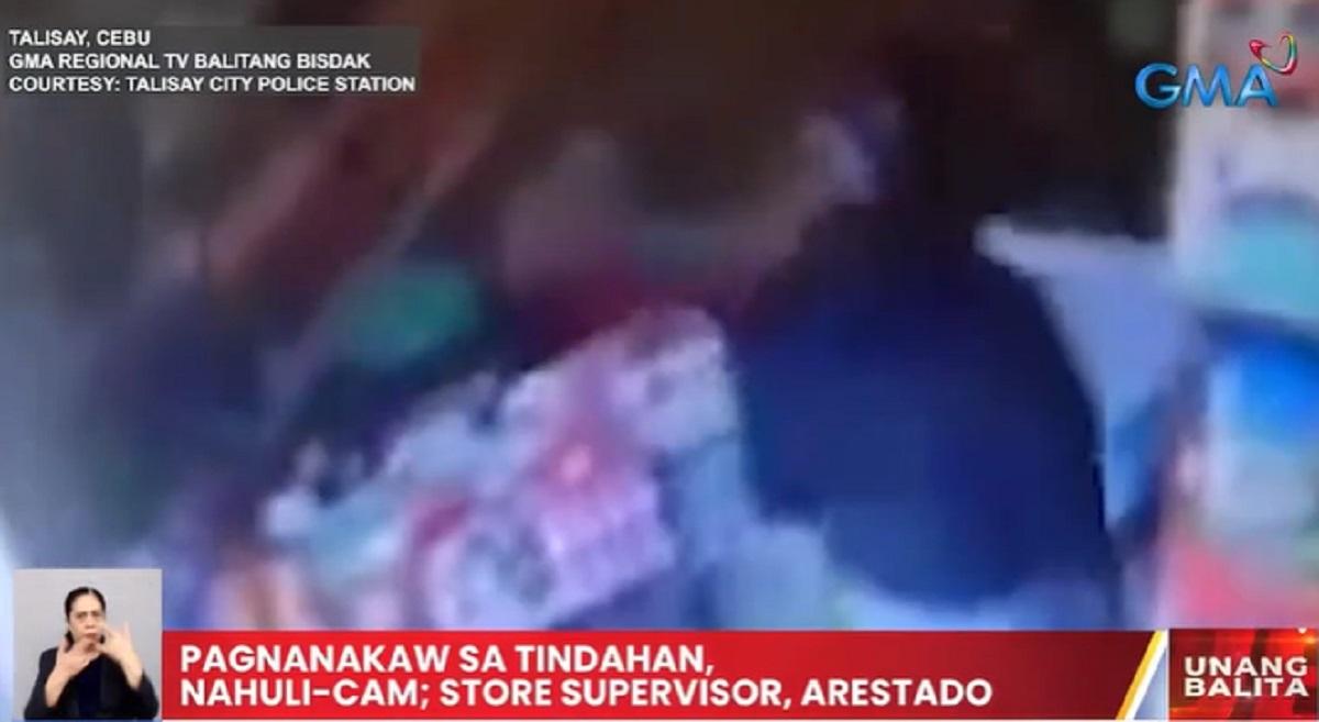 Pagnanakaw sa tindahan sa Cebu, nahuli-cam; store supervisor, arestado | Balitambayan