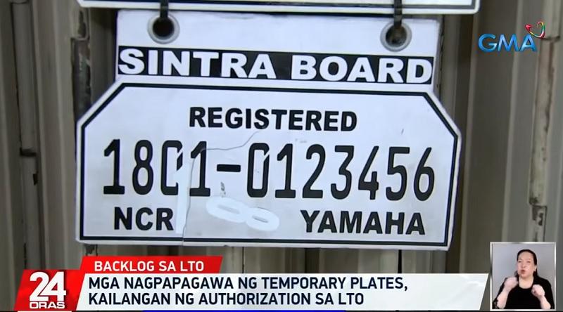 Use of improvised license plates require LTO authorization — Tugade ...