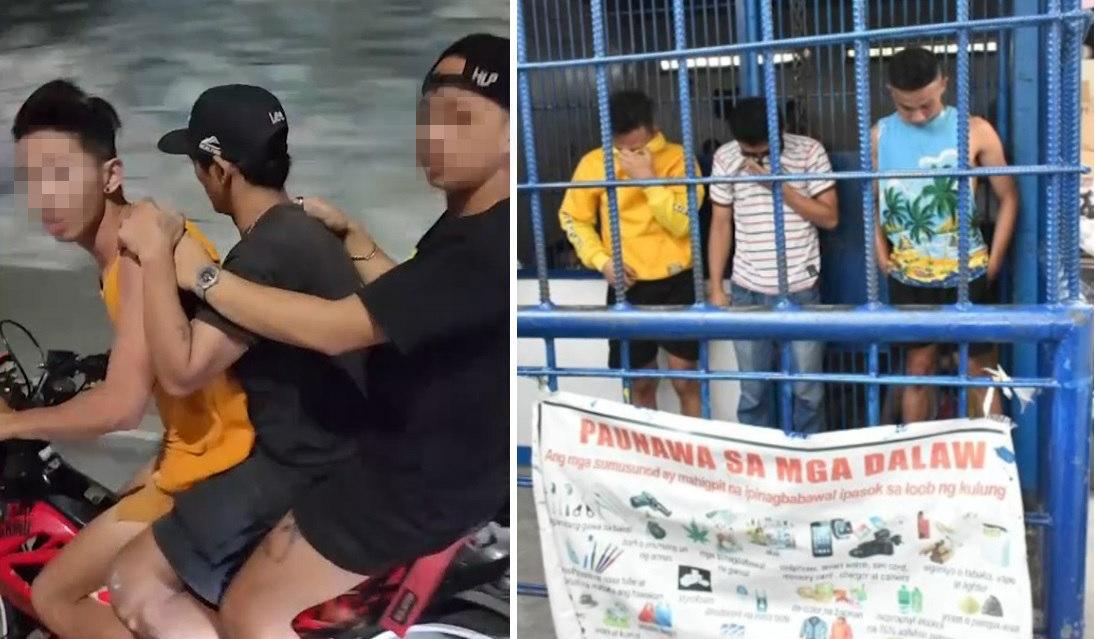 3 suspek umano sa panghoholdap, naaresto sa tulong ng video ng mga humabol na rider | Balitambayan
