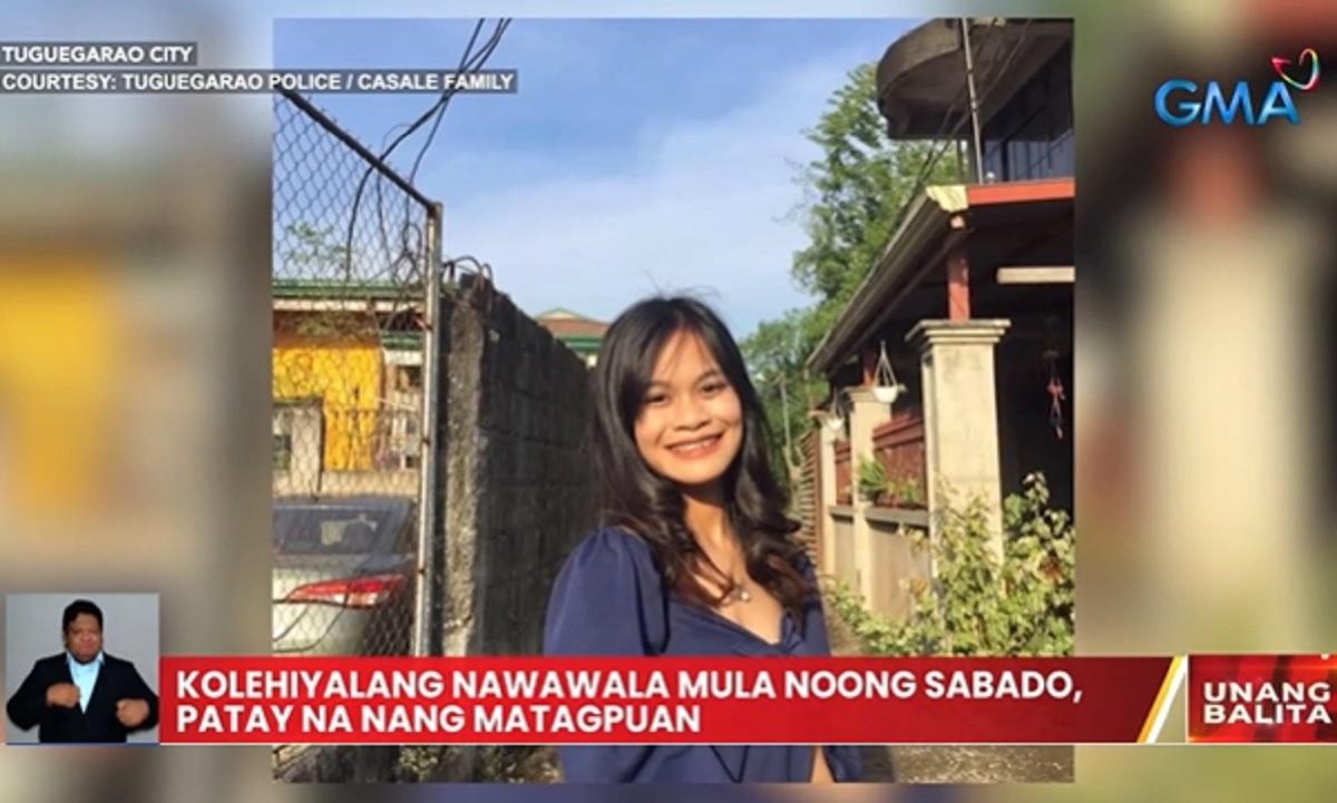 Kolehiyala sa Tuguegarao na nawawala ng ilang araw, patay na nang matagpuan | Balitambayan