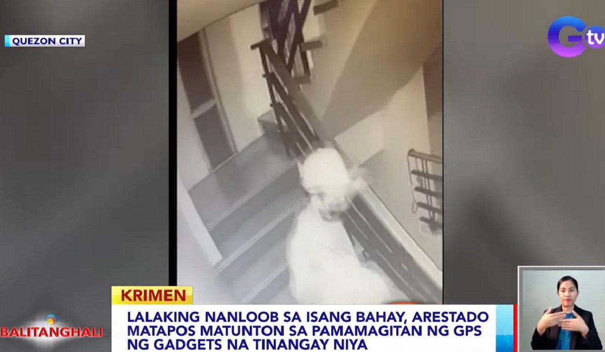 Lalaking nanloob ng townhouse, natunton gamit ang GPS; suspek, kumain ...