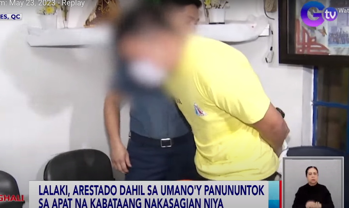 Lalaki, arestado sa panununtok umano ng 4 na kabataang nakasagian niya sa QC | Balitambayan
