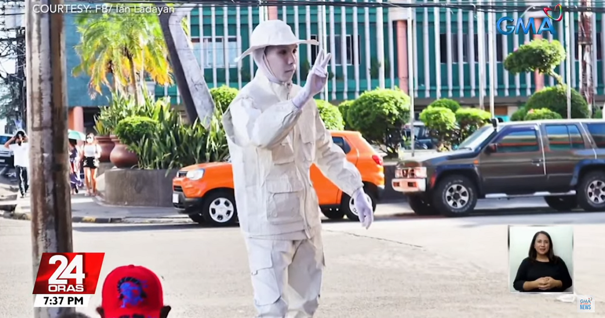 Meet Bacolod's new street artist, the White Man | GMA News Online