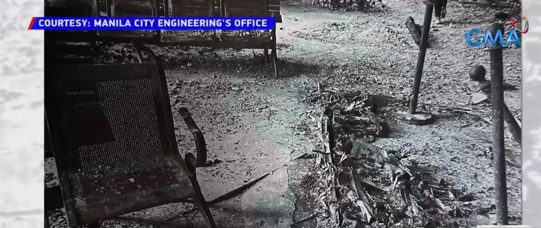 Manila city engineers inspect fire-hit Central Post Office | GMA News ...