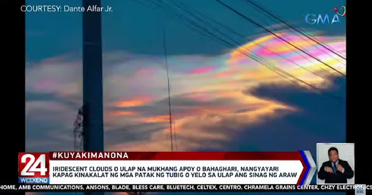 Netizens amazed by 'rainbow cloud' in Bacolod, compare it to Northern ...