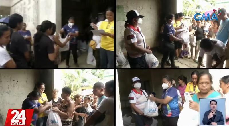 Over 500 Albay residents receive aid from GMA Kapuso Foundation amid ...