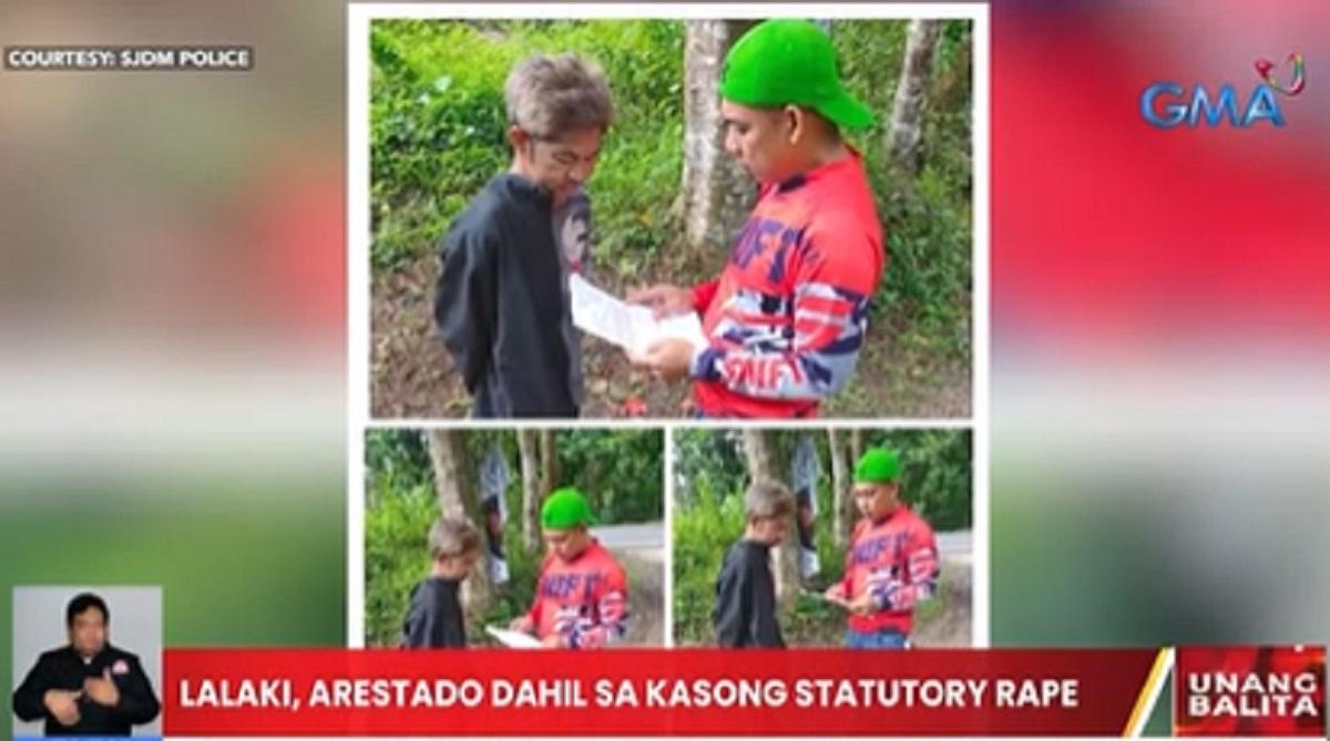 Lalaki, arestado dahil sa kasong statutory rape sa SJDM, Bulacan | Balitambayan