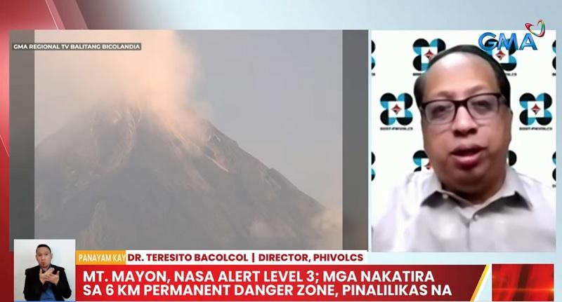 PHIVOLCS: 6 PDC events, eruption on Mayon summit | GMA News Online