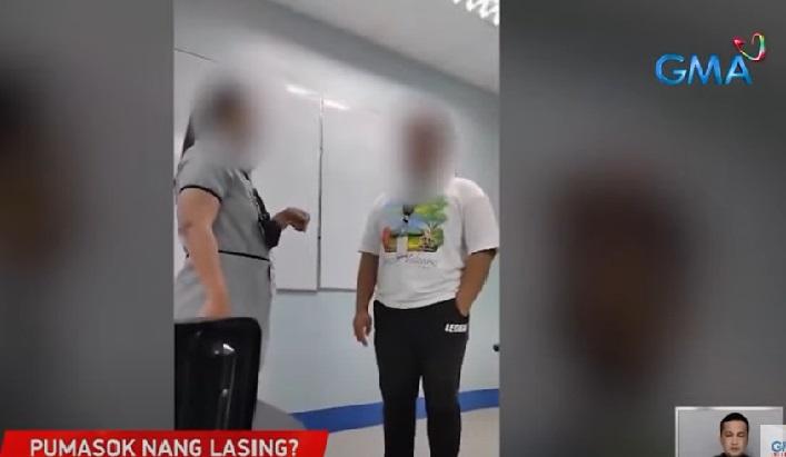 Umano'y lasing na estudyante, nakipagtalo sa isang guro sa loob ng classroom | Balitambayan