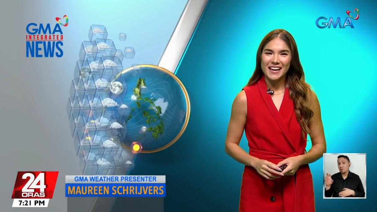 Maureen Schrijvers makes weather reporting debut in '24 Oras' | GMA ...