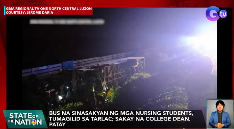College dean dead, several injured in Tarlac bus accident | GMA News Online
