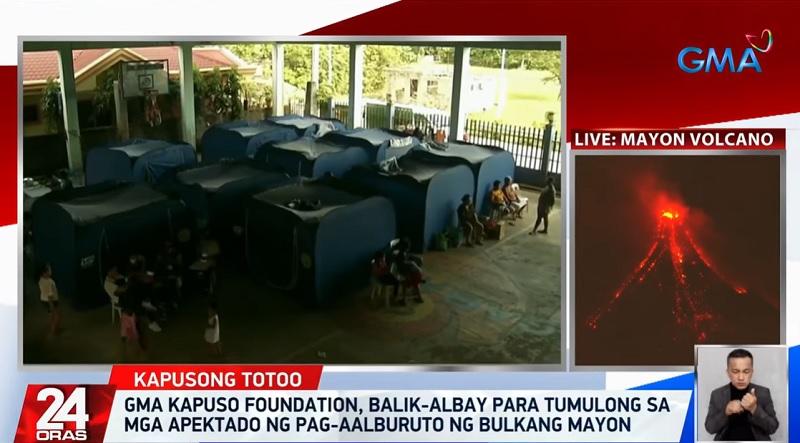 Residents in Albay receive aid anew from GMA Kapuso Foundation amid ...