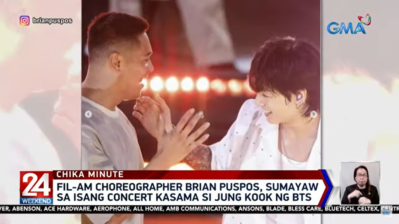 Fil-Am choreographer na si Brian Puspos, proud na nakasamang magtanghal ...