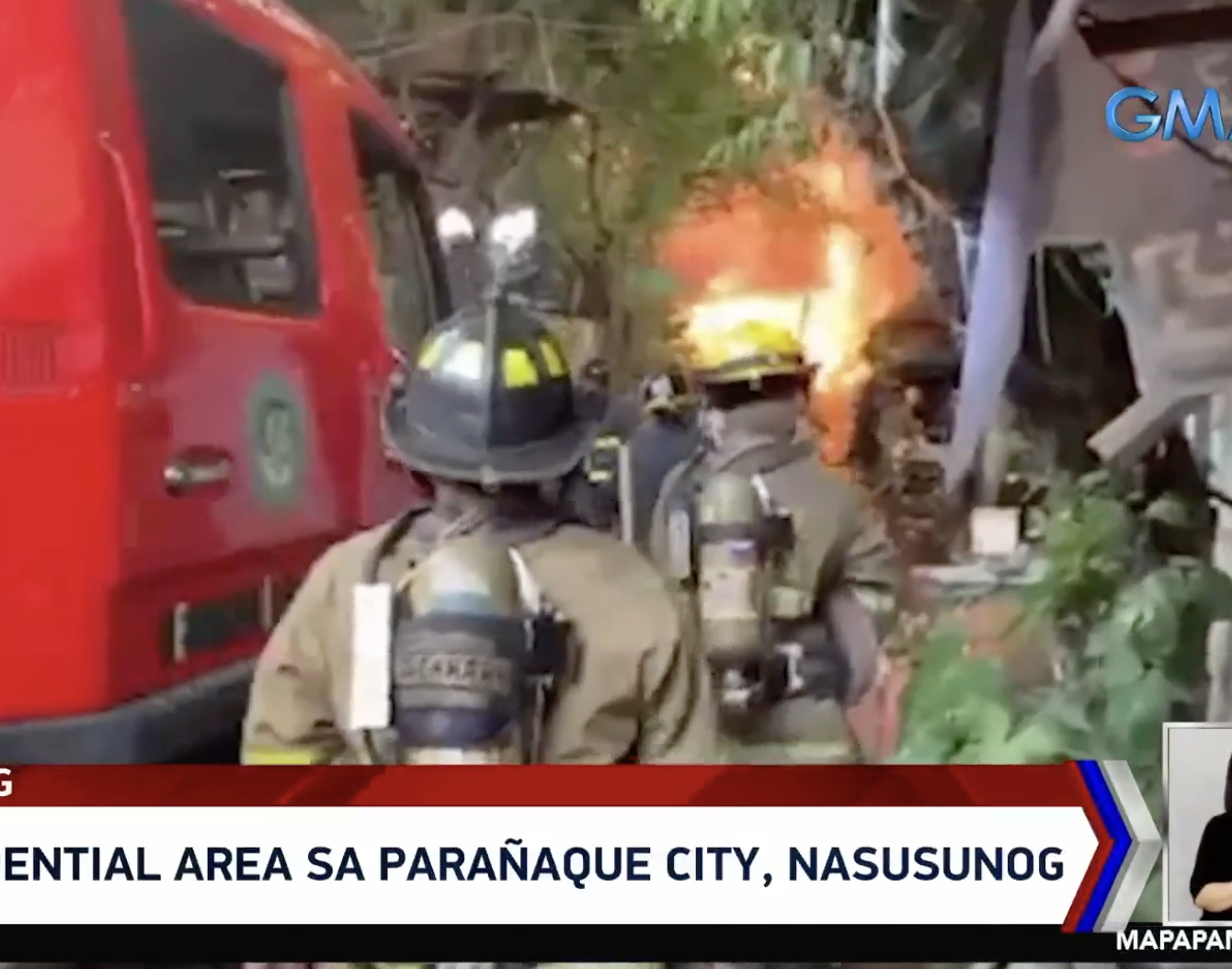 5 hurt as fire hits Parañaque compound | GMA News Online