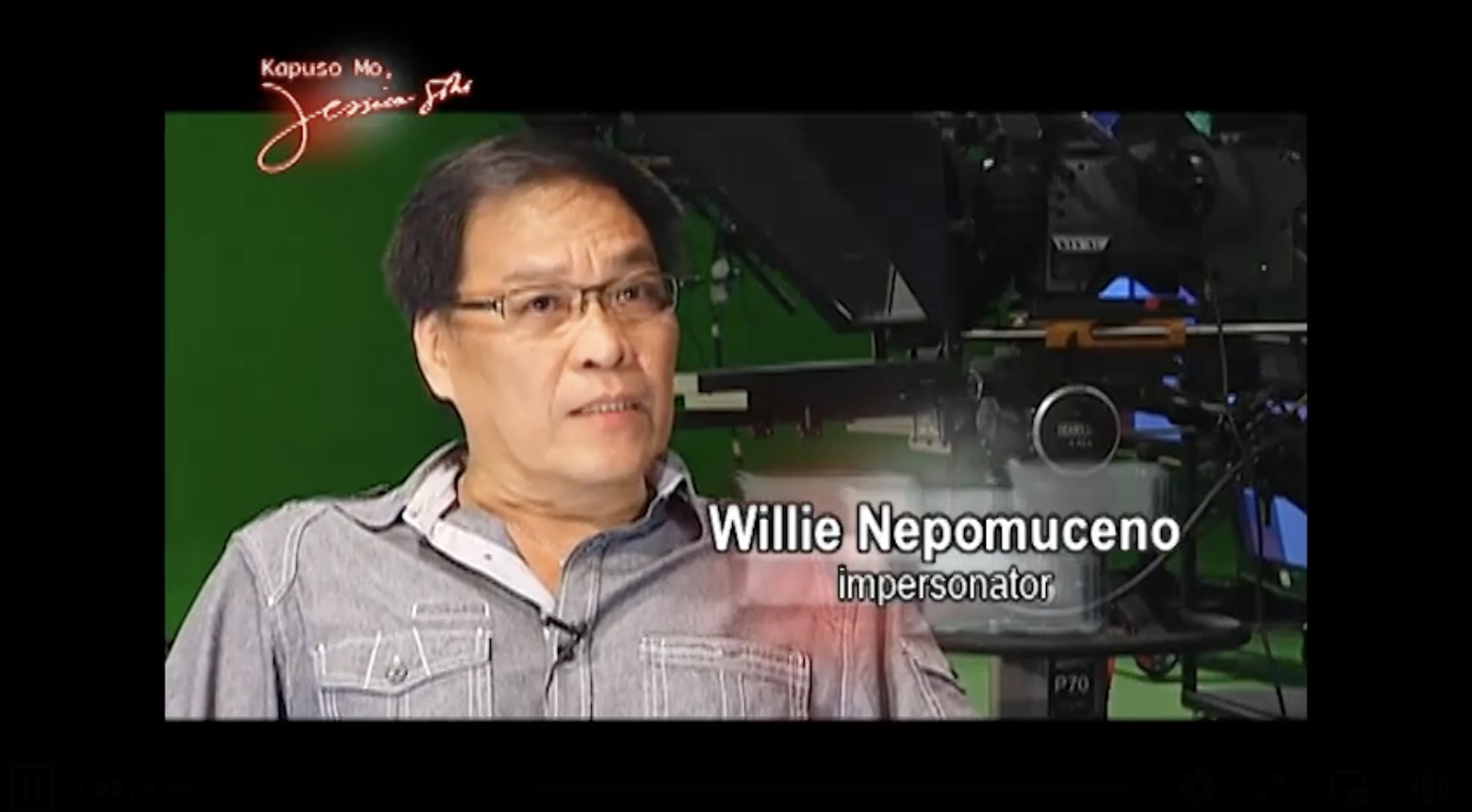 Willie Nepomuceno impersonates various former Presidents in 2012 'KMJS ...