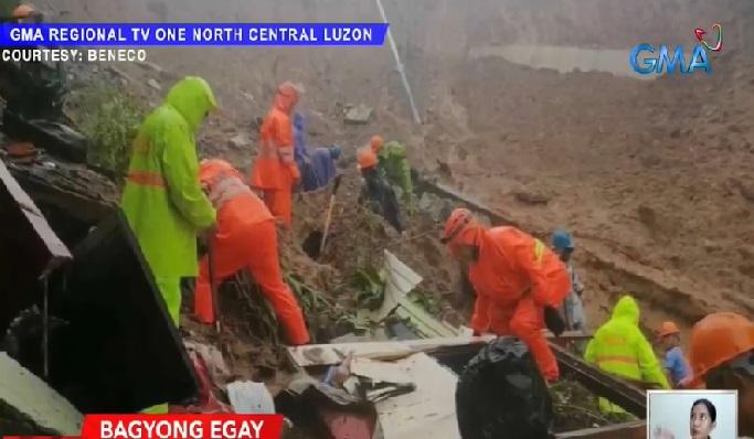 4 na magkaka-anak, nasawi nang matabunan ng lupa ang kanilang bahay sa Benguet | Balitambayan