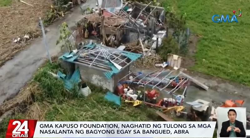 Over 2k residents in Bangued, Abra receive aid from GMA Kapuso Foundation following Typhoon Egay ...