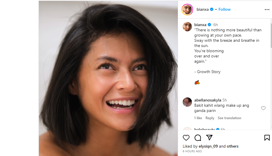 Bianca Umali looks fresh and radiant in her new photo | GMA News Online
