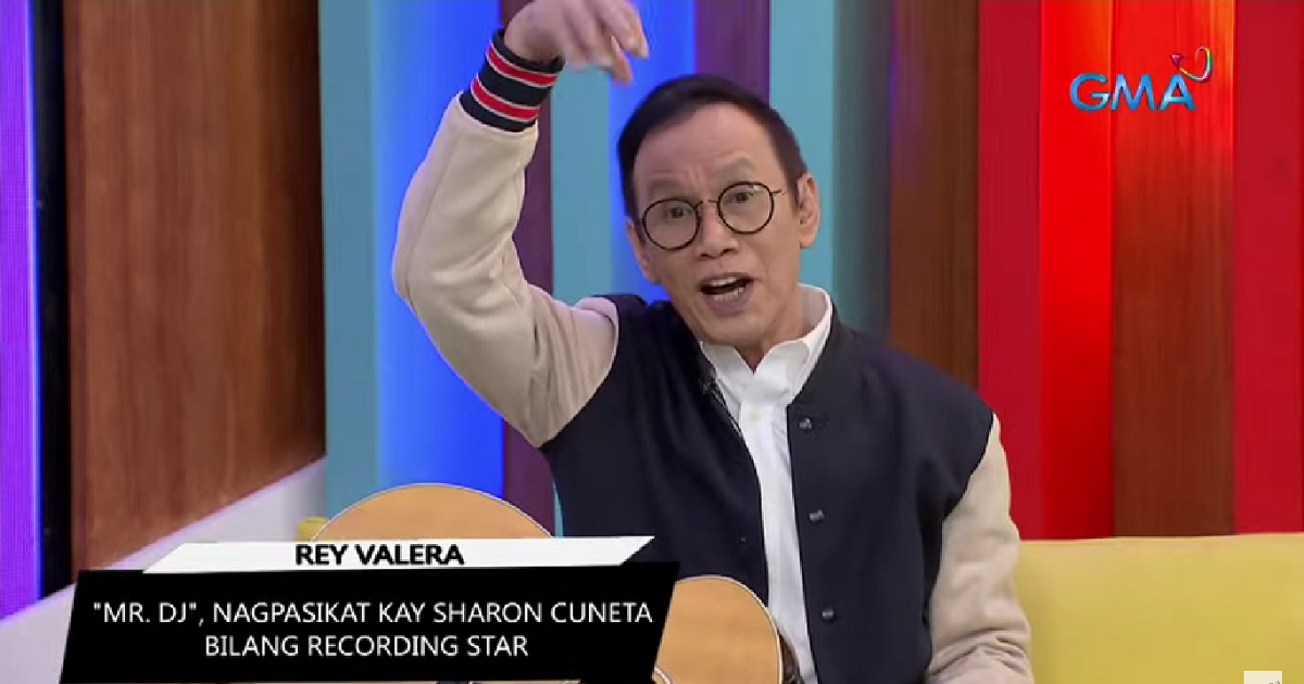 Rey Valera composed Sharon Cuneta's 'Mr. DJ' listening to raindrops ...
