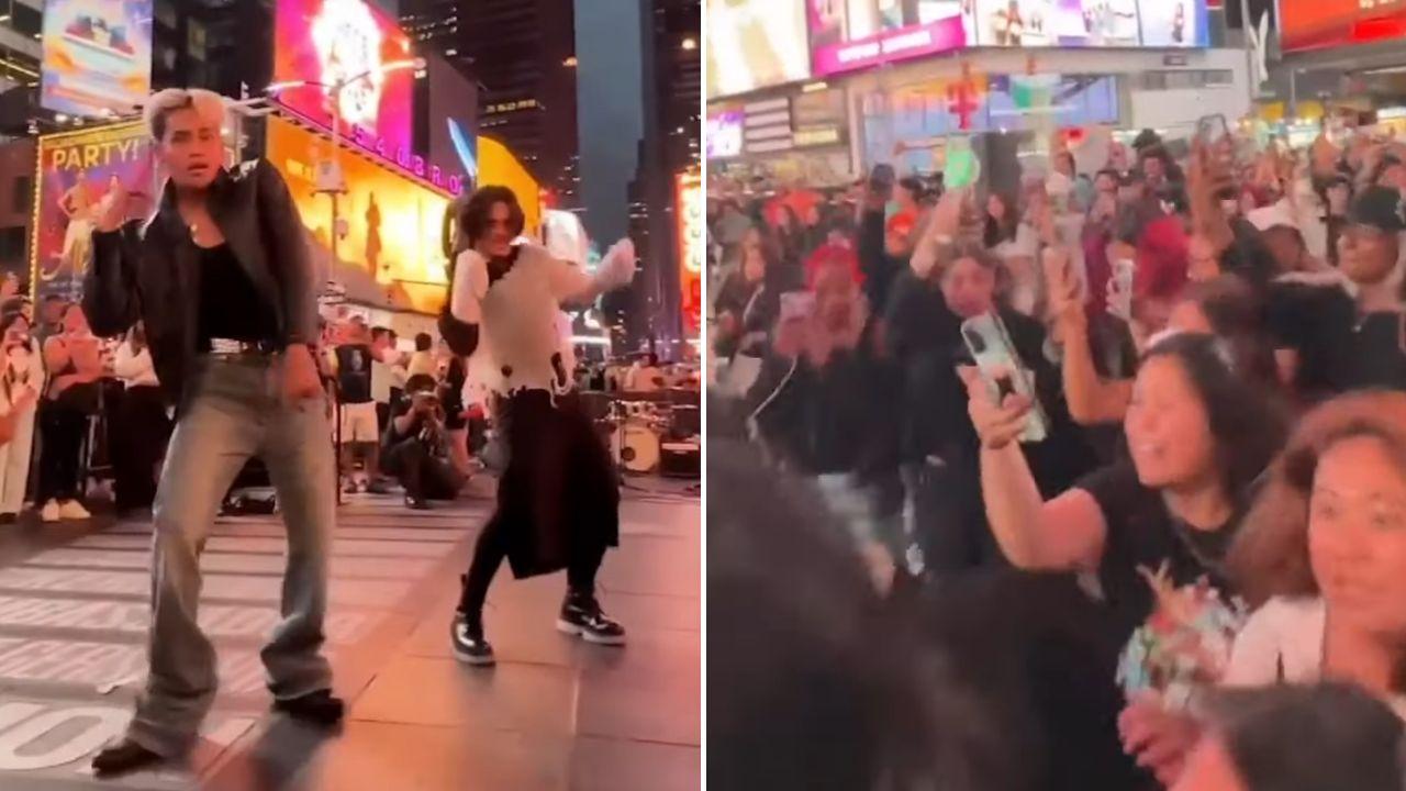 SB19 performs at New York's Times Square | GMA News Online