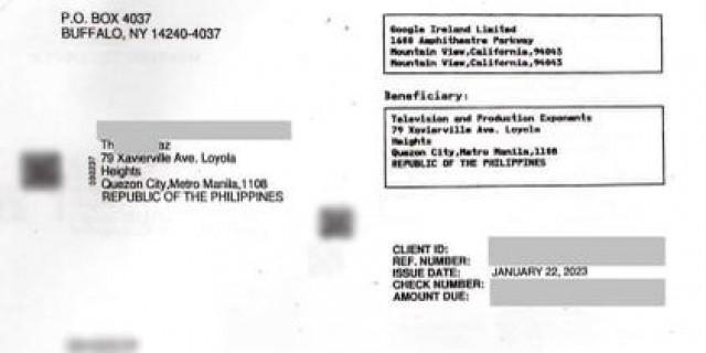 TAPE shows receipts, says YouTube account is its own | GMA News Online