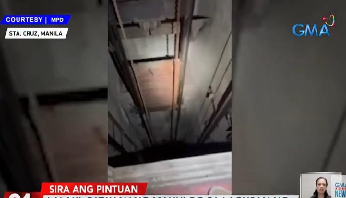 Lalaki, patay nang mahulog sa lagusan ng elevator na sira ang pinto ...