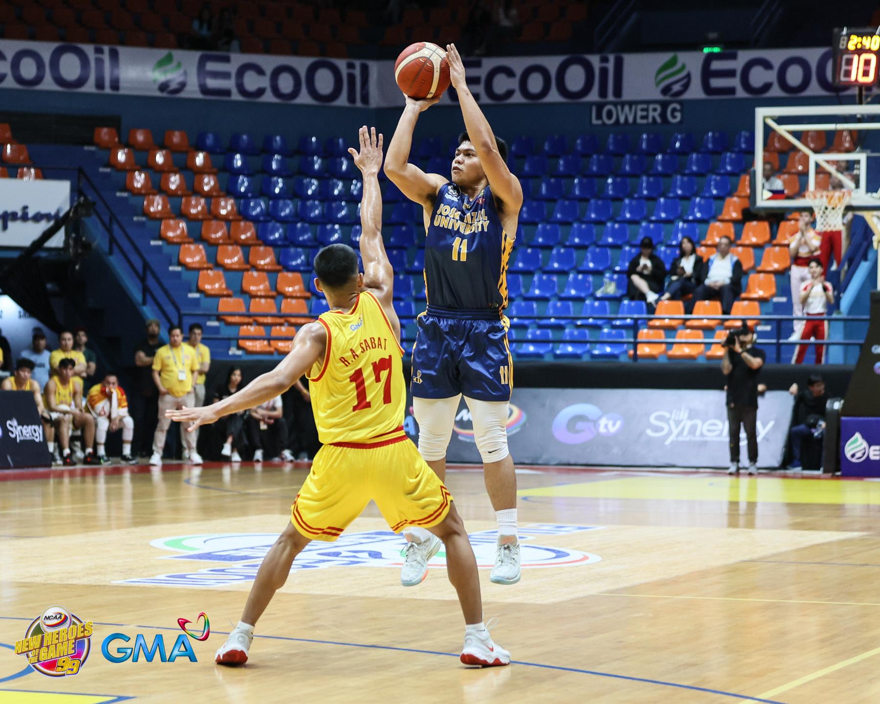 Ry Dela Rosa comes alive, lifts JRU past San Sebastian | NCAA Philippines