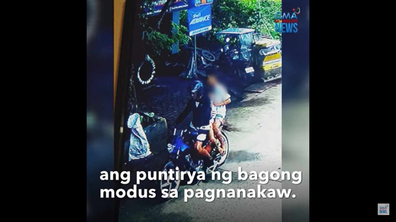 Matandang lalaki na kunwaring magpapatulong sa mga kabataan, tinatangay ...