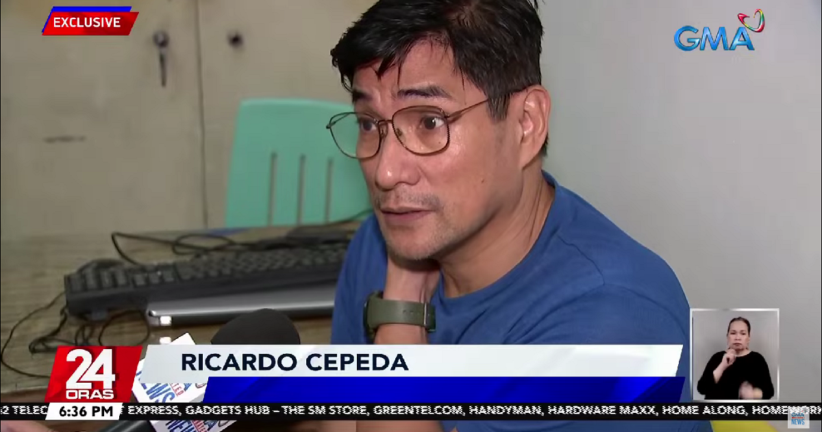 Ricardo Cepeda speaks up after arrest in Caloocan for alleged estafa ...