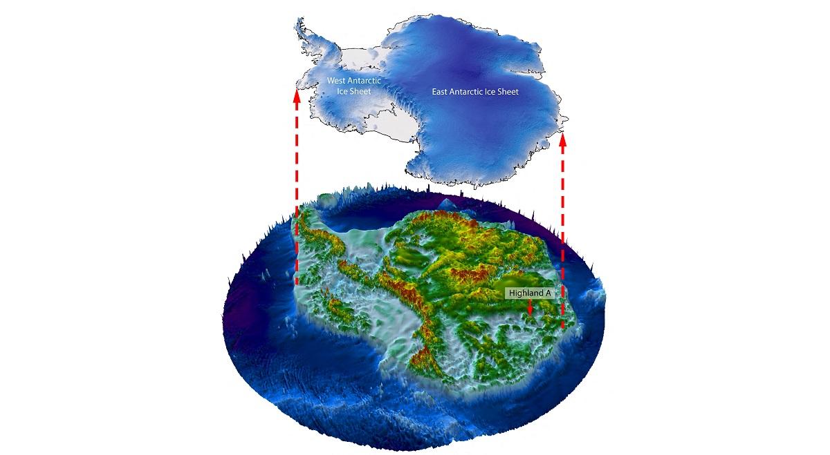 Ancient landscape formed by rivers revealed deep under Antarctic ice ...